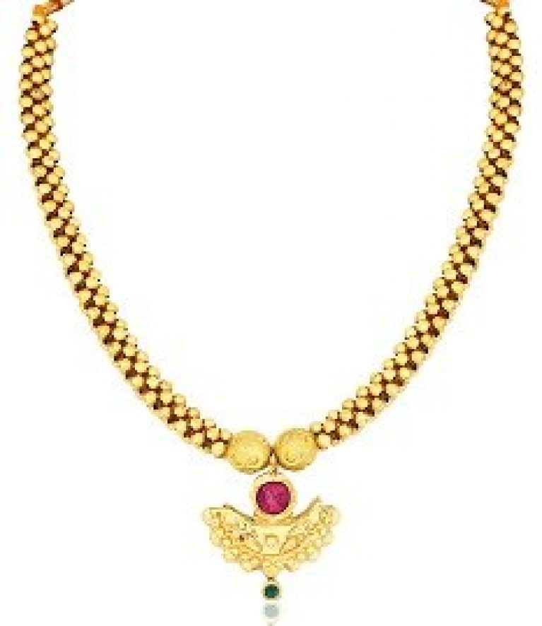 12 Best Thushi Design 2024 | 3, 5 Gram Gold Thushi Necklace - SabSastaa