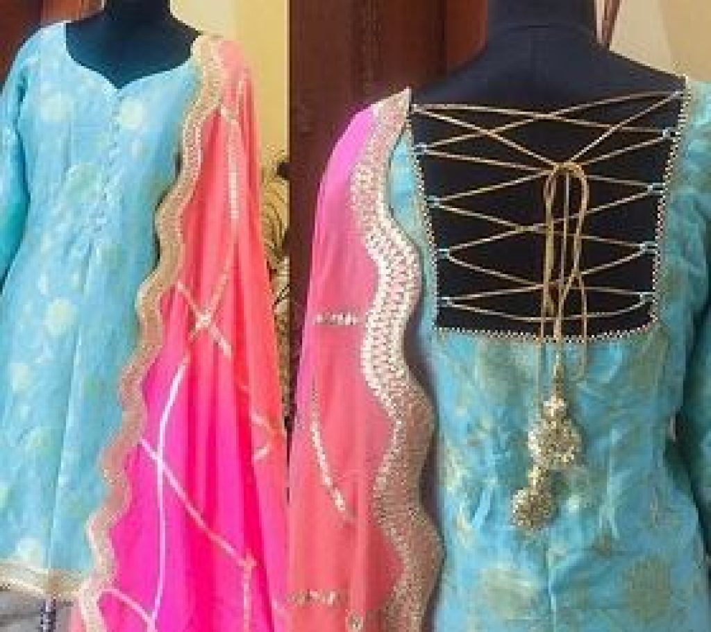 30+ सूट के पीछे गले की डिजाइन फोटो | Suit Back Neck Designs - SabSastaa