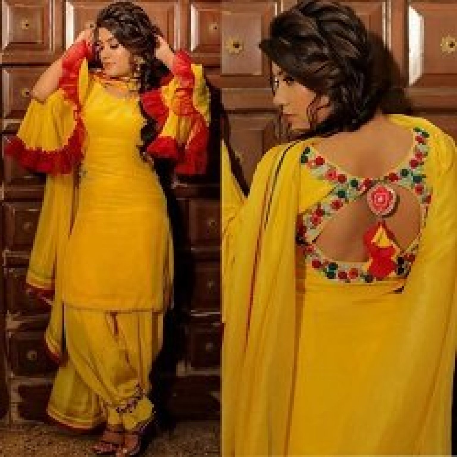 30+ सूट के पीछे गले की डिजाइन फोटो | Suit Back Neck Designs - SabSastaa