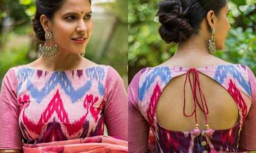 35 लेटेस्ट बोट नेक ब्लाउज डिजाइन फोटो | Boat Neck Design For Blouse ...