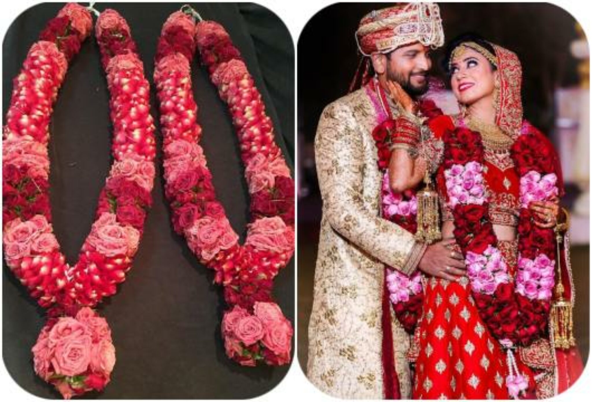 50+ Best Varmala Designs For Wedding 2024 | Rose Varmala Photo - SabSastaa